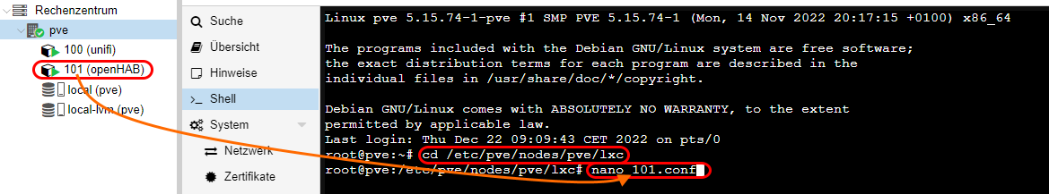 Z-Wave USB Stick in Proxmox Container durchreichen und in openHAB ...