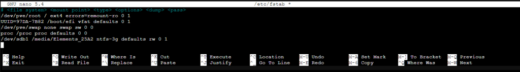 Proxmox USB-HDD im Container einbinden - Brothers Blog