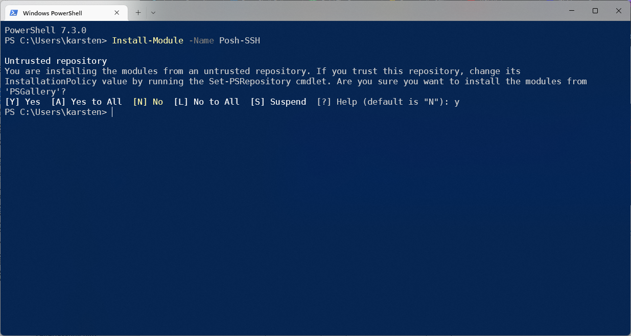 SFTP unter Powershell - IT Brothers Blog